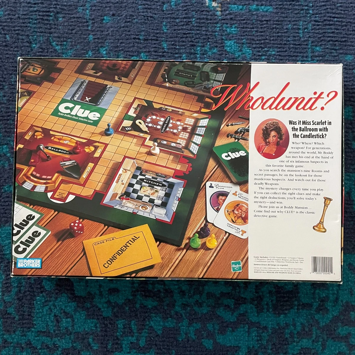 1996 Clue Game Box