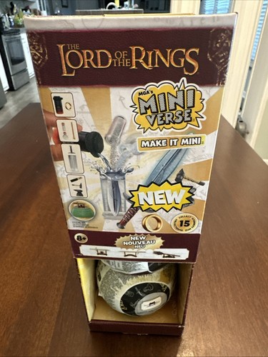 LORD OF THE RINGS MGA MINIVERSE MAKE IT MINI DISPLAY BOX w/ 6 UNOPENED ...