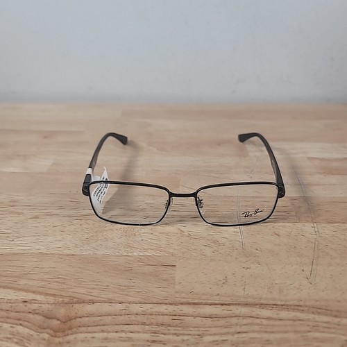 Ray-Ban Eyeglasses RB 6333 Shiny Black Square Metal Frame 54-17-145 Read Desc | eBay