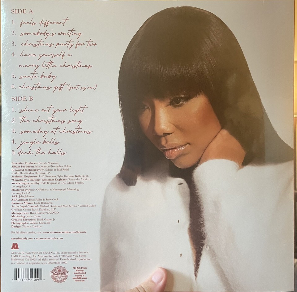 BRANDY – Christmas With Brandy Red Vinyl SEALED BRAND NEW LP 2023 | eBay