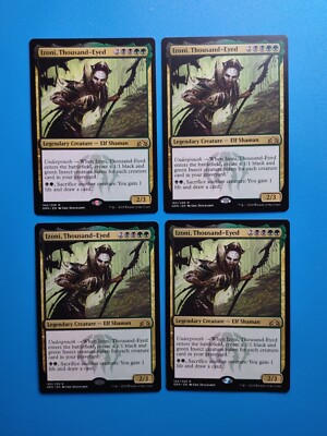 MTG 4x Izoni Thousand Eyed x4 NM Guilds of Ravnica Magic Playset | eBay