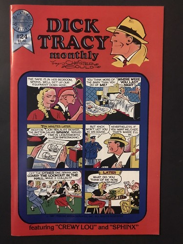 DICK TRACY MONTHLY #24 (1987) Crewy Lou, Sphinx, Chester Gould ...