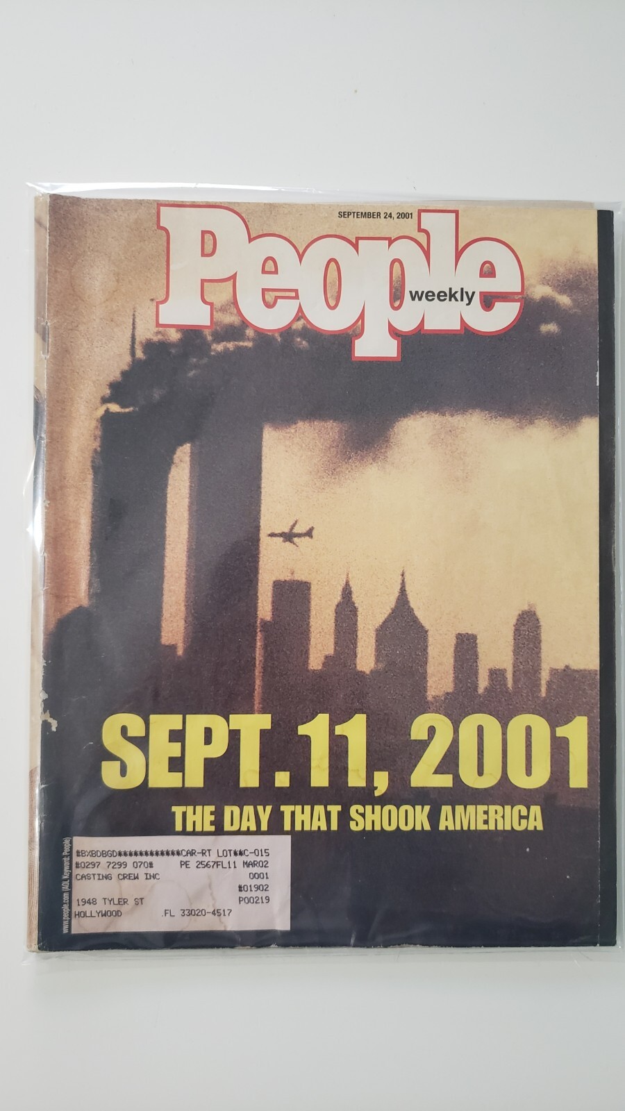 People Magazine 9/11 September 24, 2001 Twin Towers September 11, 2001 ...