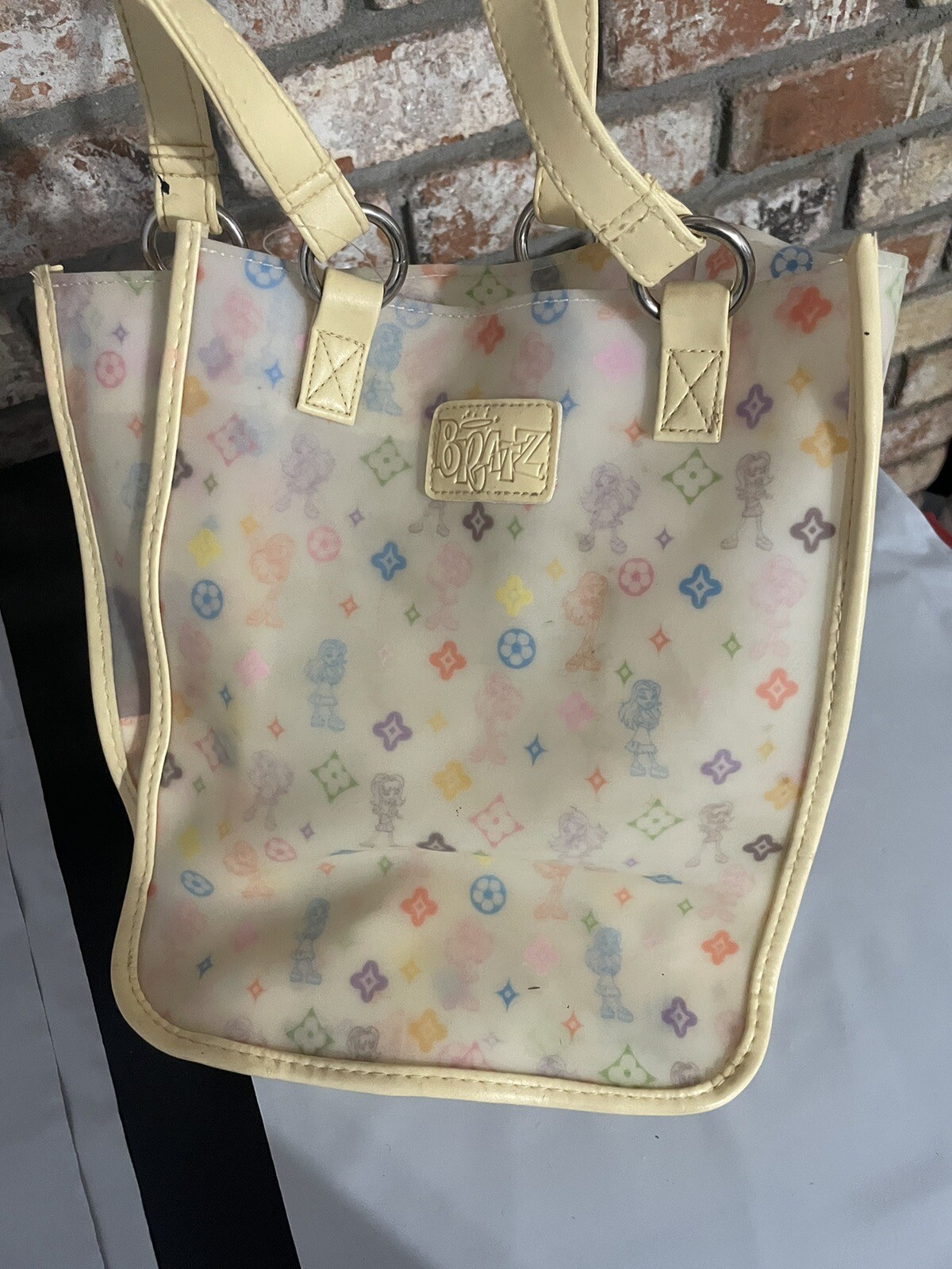 Bratz Doll Y2K Vinyl Jelly Monogram Bag Purse Small T… - Gem