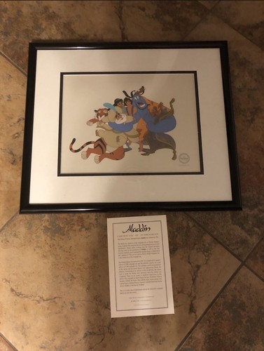 DISNEY 'Aladdin' Limited Edition Group Cel | eBay