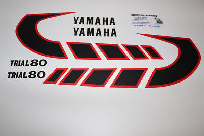 Ty 80 Yamaha Emblems Suitable For Tank + Tank Oil And Grill Grille ...