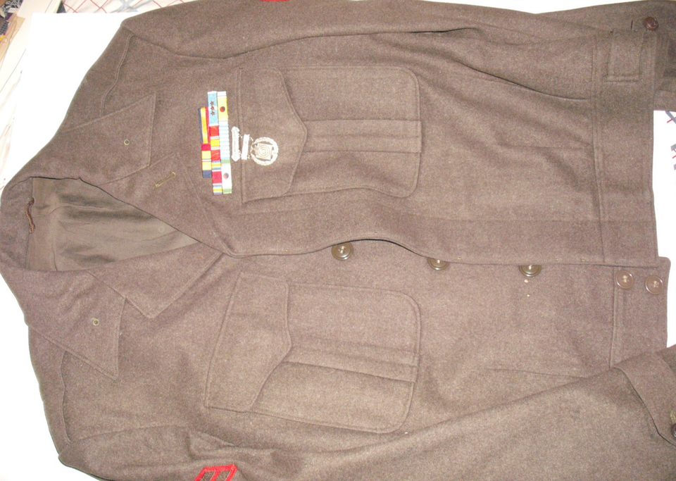 Korean War USMC US Marine Corps Named PFC Dress Uniform with Campaign ...