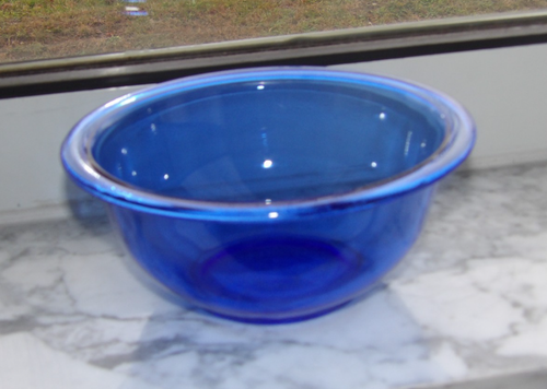 Pyrex 322 Cobalt Blue Glass Mixing Bowl 1 Liter | eBay