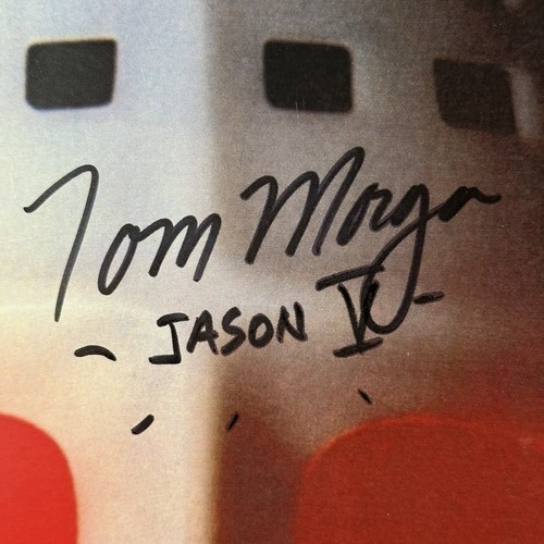 AUTOGRAPHED Friday The 13th Part V Poster, Tom Morga Jason Pam Demon 5 ...