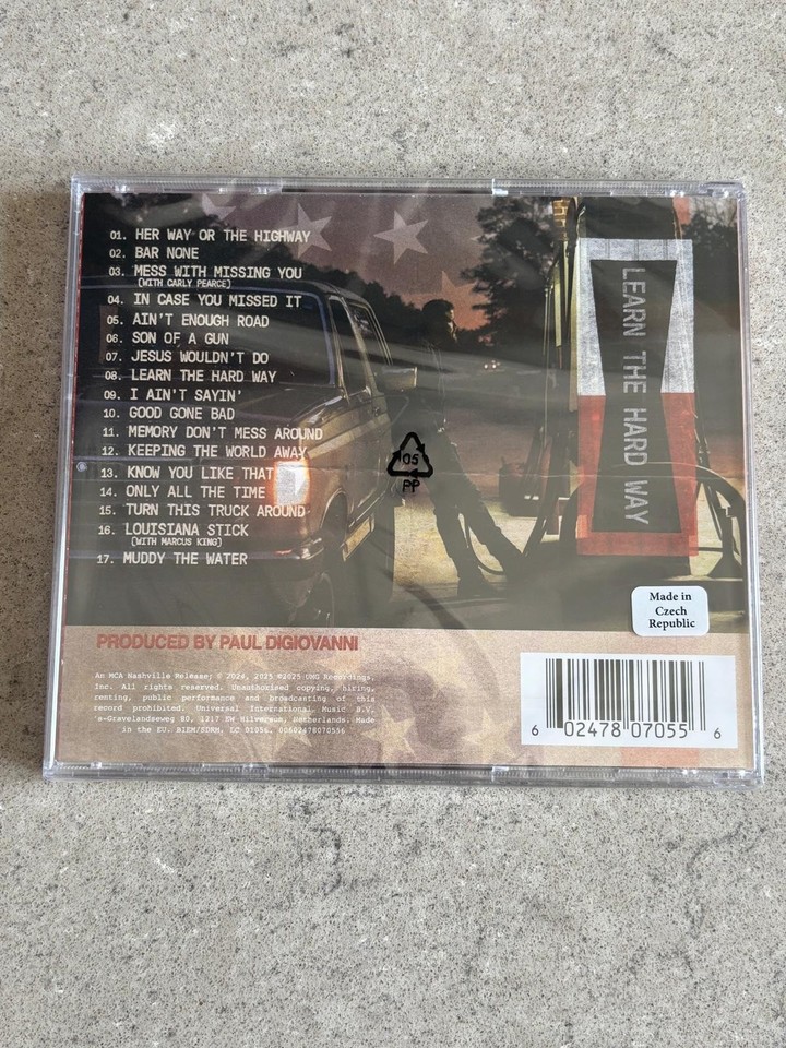 Jordan Davis - Learn the Hard Way - CD Album (Released 15th Aug 2025 ...