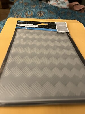 Darice Embossing Folder Basket Weave Background | eBay