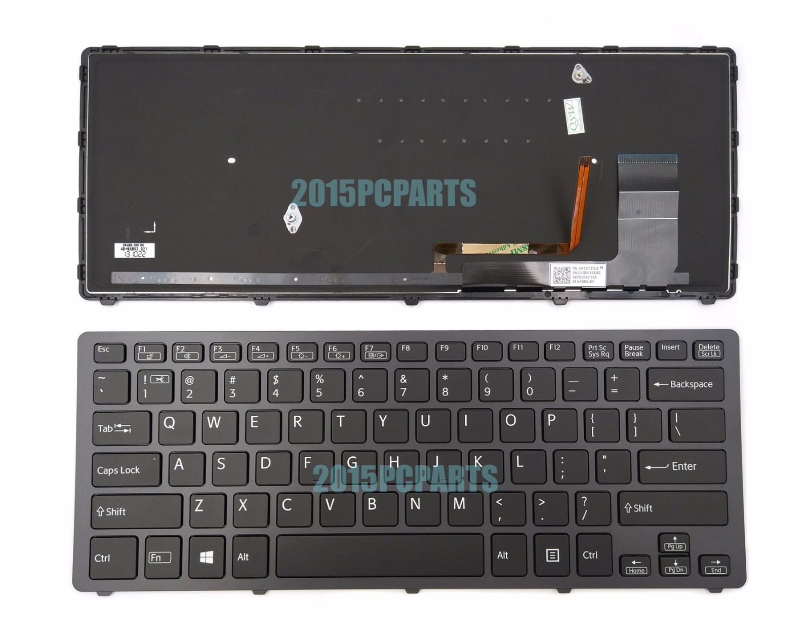New for SONY VAIO SVF-14N SVF14N keyboard US Backlit 149263721US 9Z ...