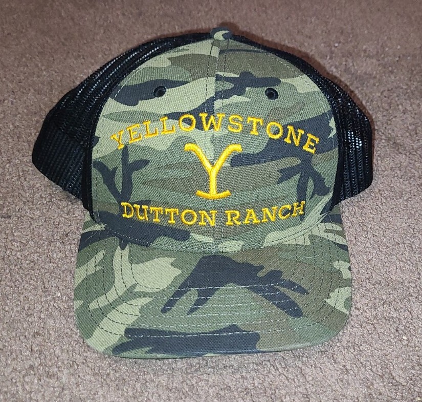 Paramount Yellowstone Dutton Ranch Camo Snapback Hat … - Gem