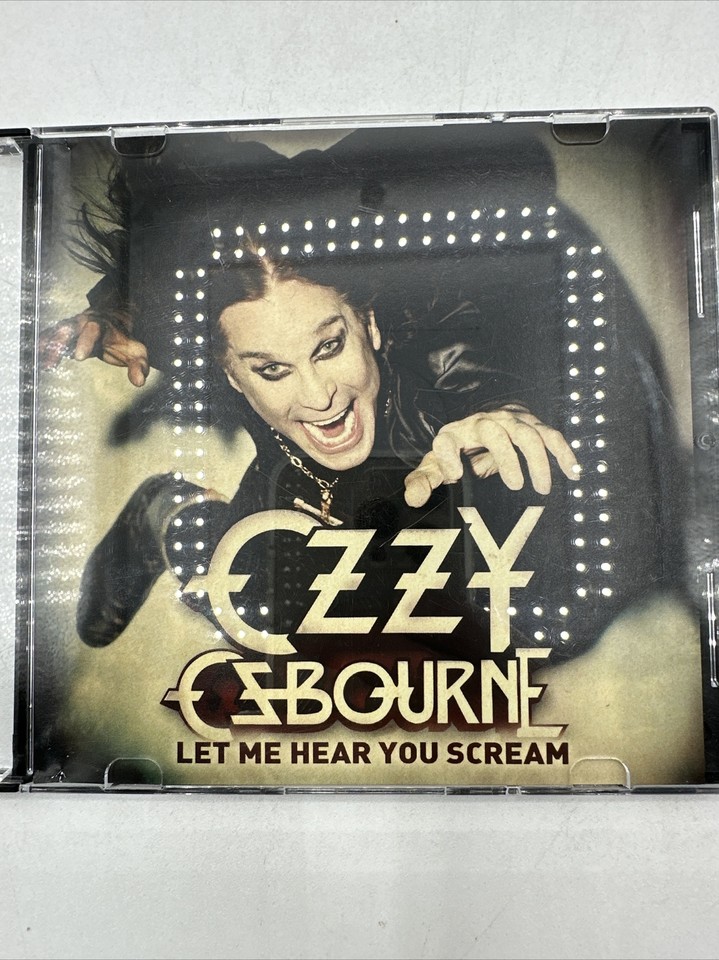 Ozzy Ozbourne Let Me Hear You Scream Artwork Only Rare Promo CD Front ...