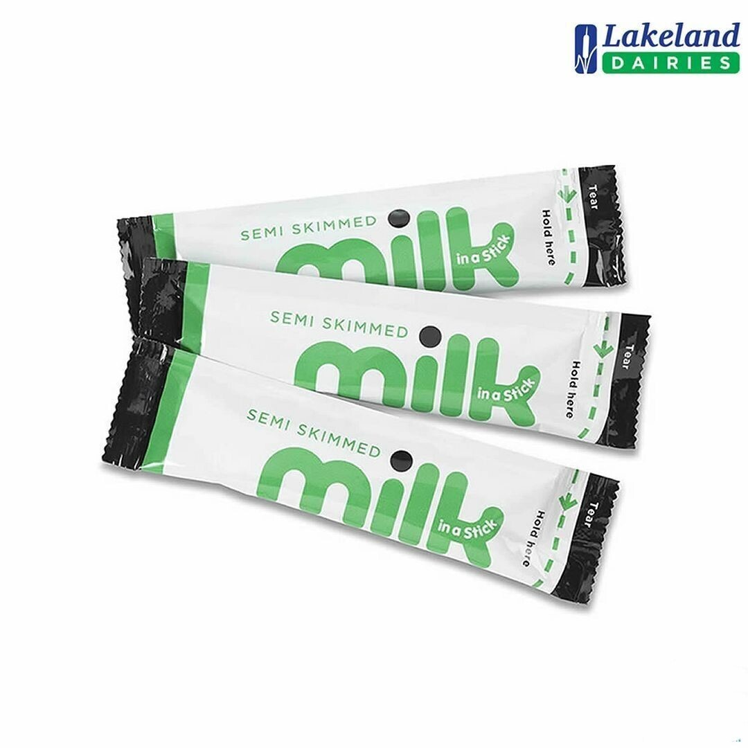 50 x Lakeland Semi Skimmed Milk Sticks 10ml | Grelly UK