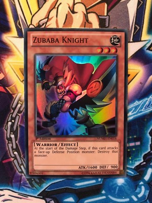 Yu-Gi-Oh! Zubaba Knight NUMH-EN016 / Super Rare | eBay