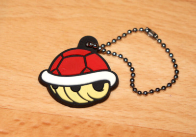 Super Mario Red Koopa Shell Small Charm Keychain / Keyring 2012 Nintendo | eBay