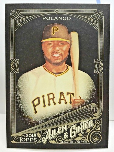 Gregory Polanco 2018 Topps Allen & Ginter X Court Imprimé Sp #314 ...