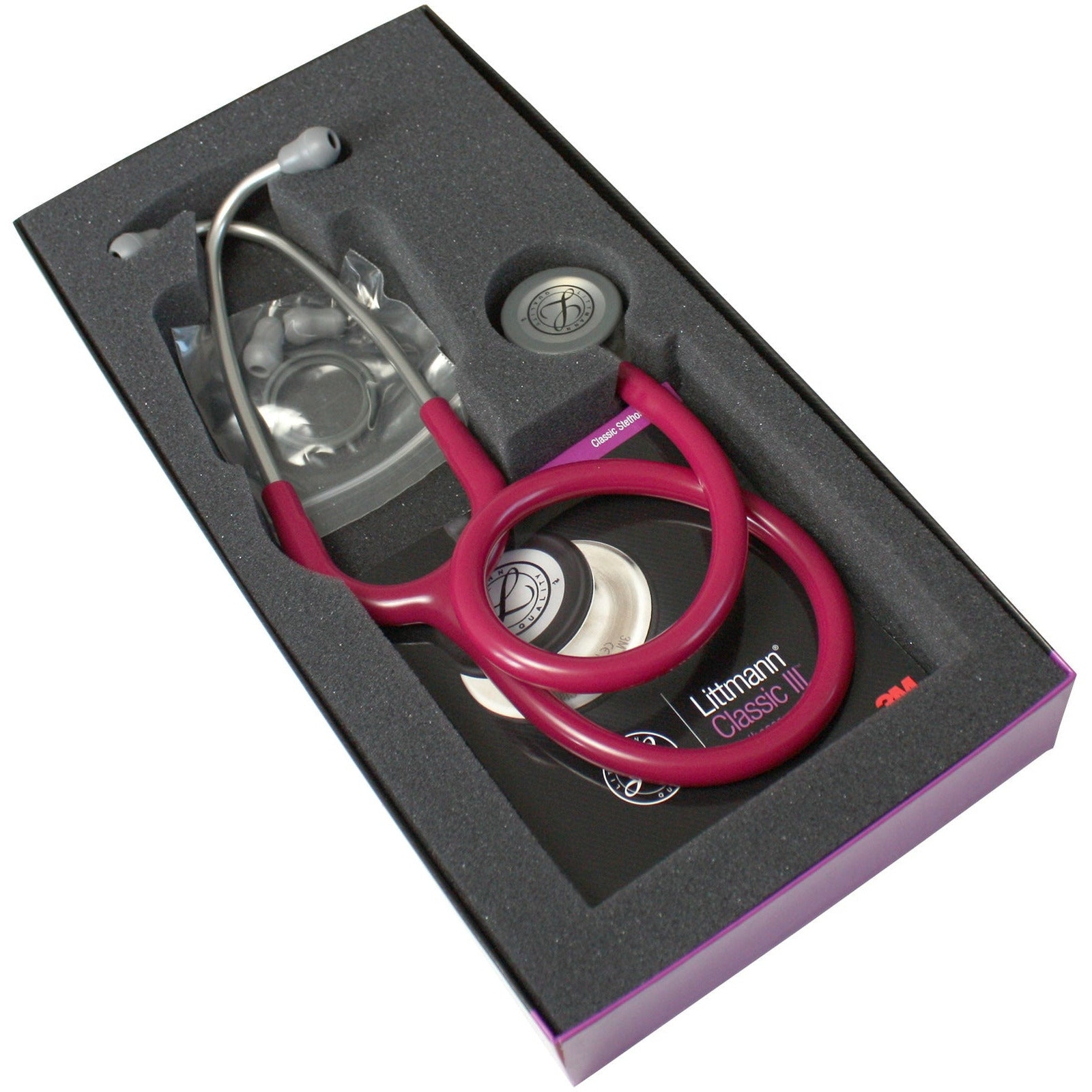 Littmann Classic III Monitoring Stethoscope: Raspberry 5648 | eBay UK