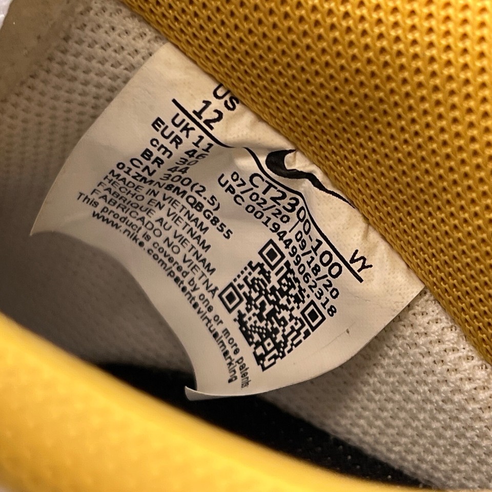 Air Force 1 07 LV8 Double Swoosh White Light Ginger US Size 12 CT2300 ...