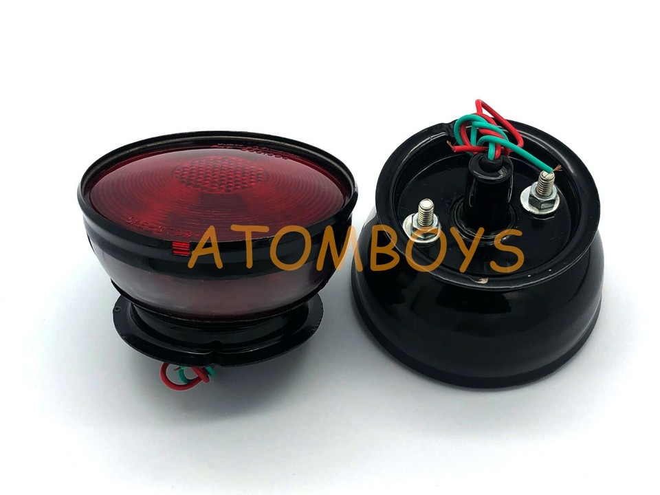 FOR Jeep CJ2A CJ3A CJ3B CJ5 CJ5A CJ6 Red Signal Rear Tail Lights ...