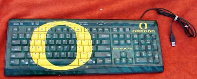 University or OREGON GO DUCKS GREEN YELLOW KEYSCAPER TK-501 Computer ...