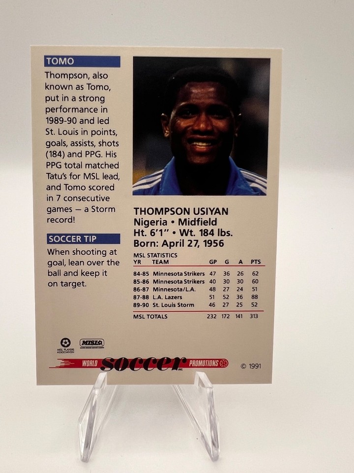 1991 Soccer Shots MISL Complete 30-Card Set Preki Tatu Indoor Soccer NM ...