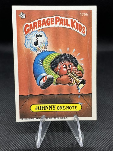 1986 Topps Garbage Pail Kids Original Series 5 Johnny One-Note GPK ...