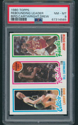 1980 Topps Larry Bird ROOKIE RC #34 Bill Cartwright 164 John Drew 23 ...
