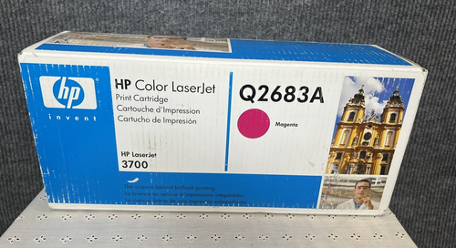 HP COLOR LASERJET Q2683A MAGENTA 3700 New Expired ??? (See Pictures) | eBay