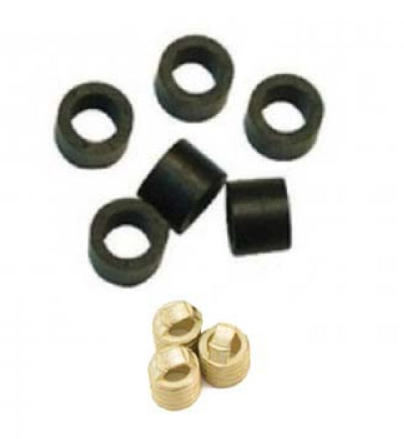 NEW 1/4" Hose Gasket & Valve Opener Depressor HVAC O-ring 19010 19020 ...