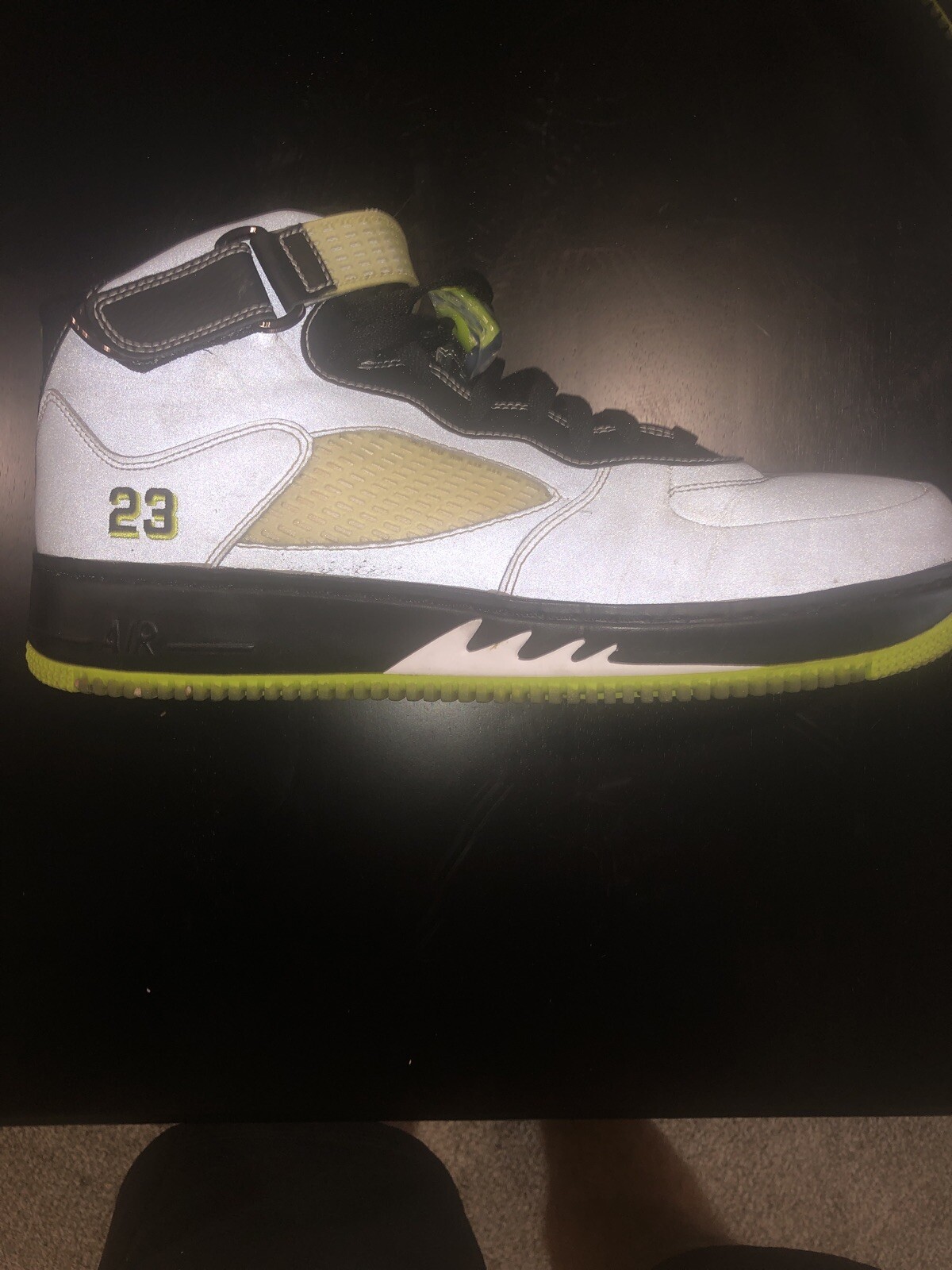 Air Jordan Fusion 5 (AJF 5) Stealth / White – Black –… - Gem