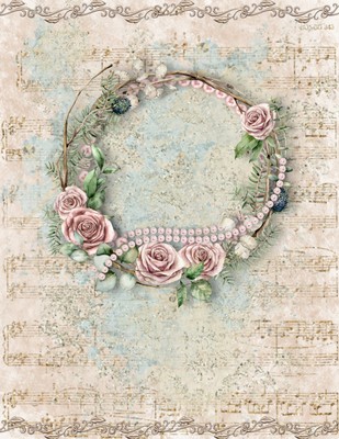 Scrapbook Paper | Romance Collection | Shabby Chic Vintage Craft Papers ...