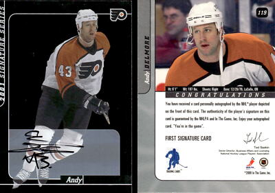 2000-01 BAP Signature Series Autographs #119 Andy Delmore - NM-MT | eBay