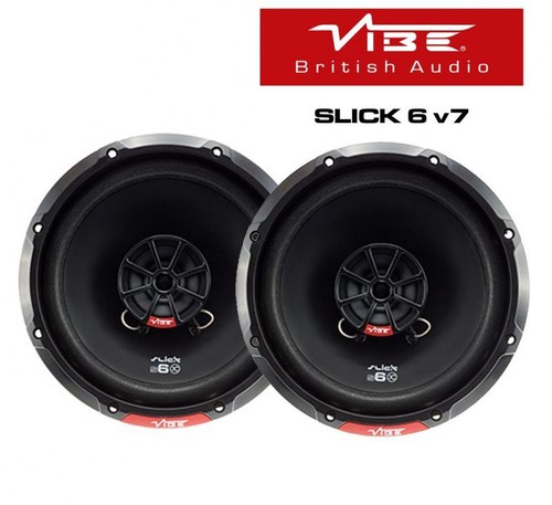 Vibe SLICK6-V7 17cm 6.5" 2 Way Coaxial Car & Van Door Audio Speakers ...