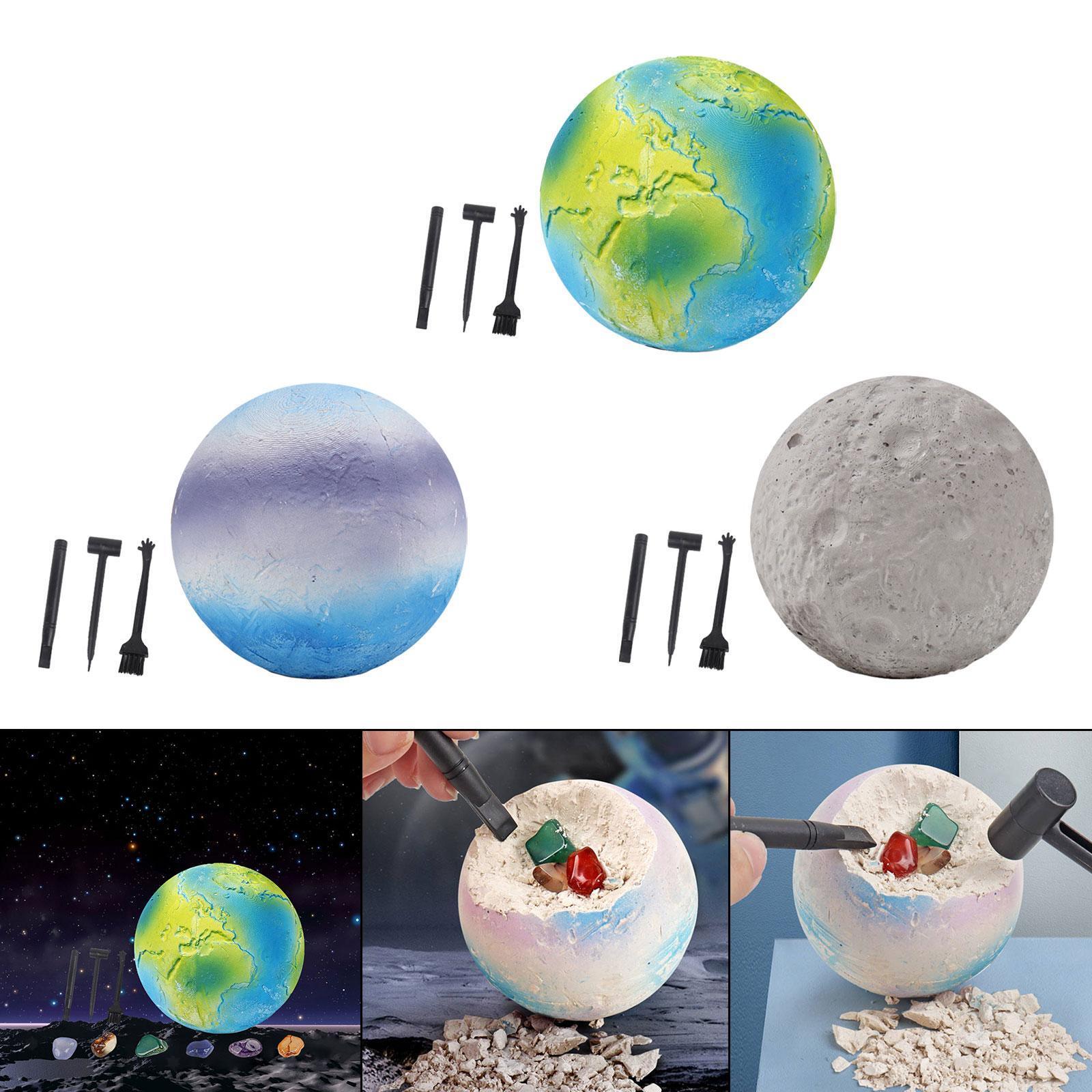 Gemstone Ore Digging Kits Stone Digging Toy for Kids Boys Girls Age 8 ...