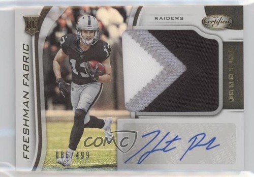 2019 Certified Freshman Fabric Signatures Mirror Hunter Renfrow Rookie Auto RC | eBay