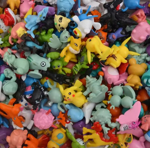 144 Pokemon Mini Action Figures Mixed Set Anime Kids Party Gift Toy Lot ...