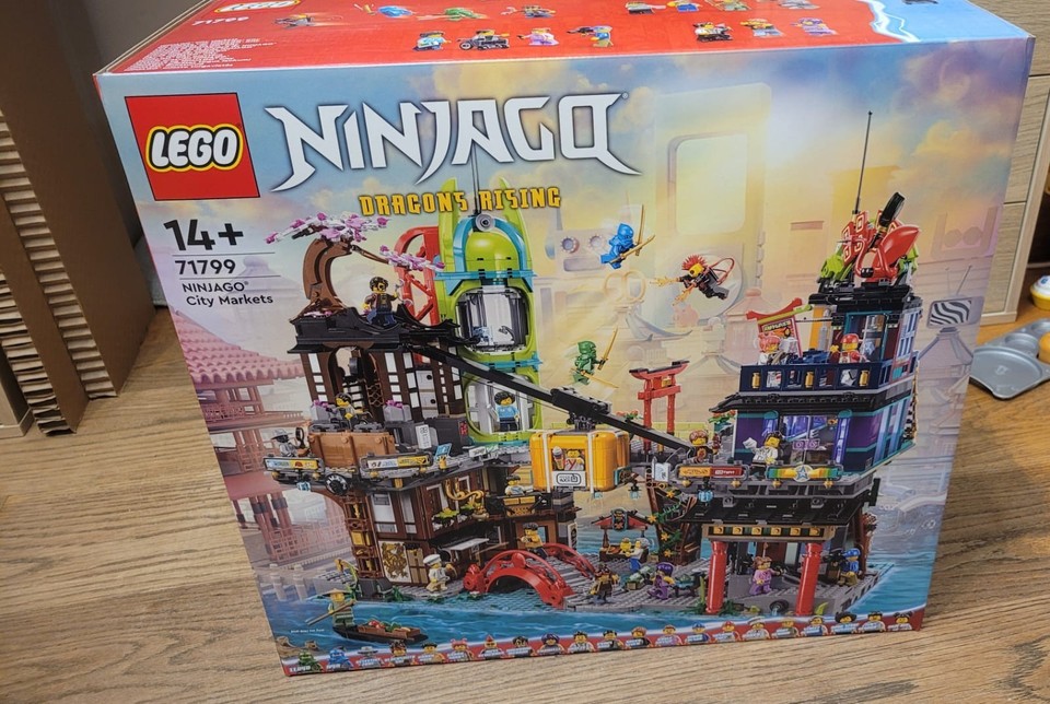 Retiring soon Lego Ninjago City Markets 71799 New Sealed Dragons Rising ...