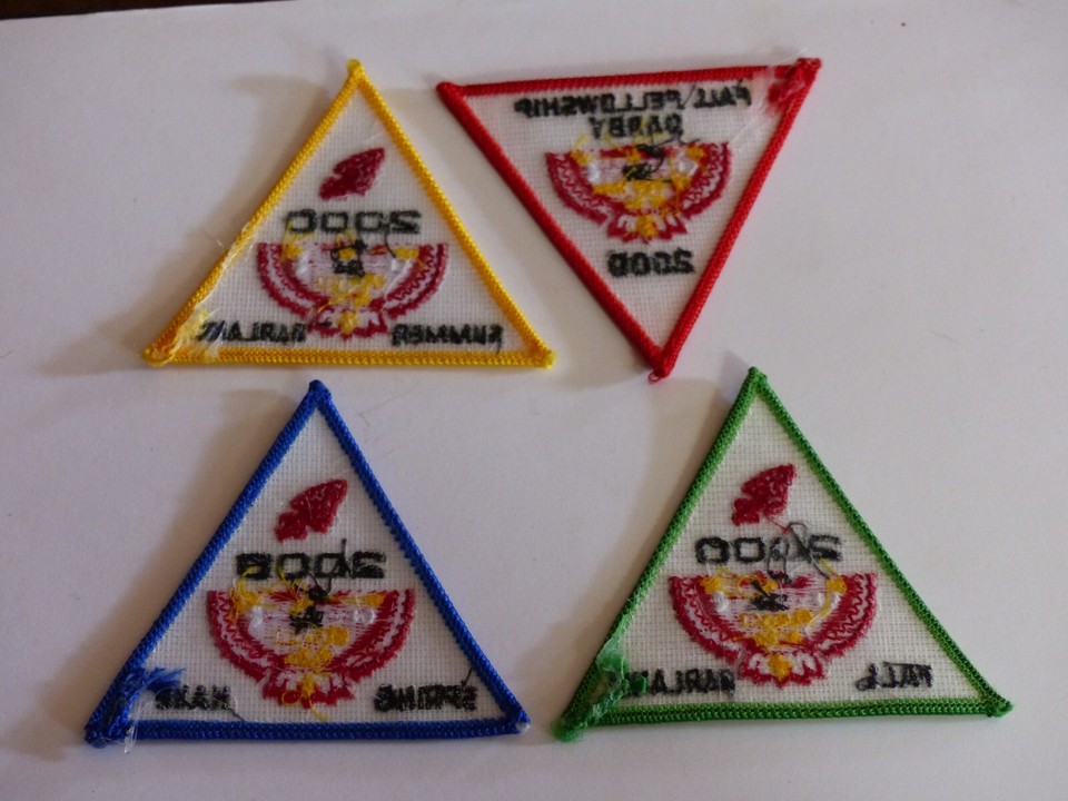 4 2000 OA Ta Tsu Hwa Lodge 138 Boy Scout BSA Order of the Arrow ...