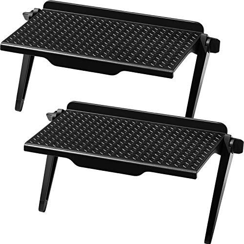 2 Pieces TV Top Shelf Screen Shelf Adjustable Monitor Top Shelf TV Top ...
