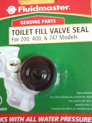 Fluidmaster Fill Valve Seal Replacement for 200, 400 & 747 models. NEW ...