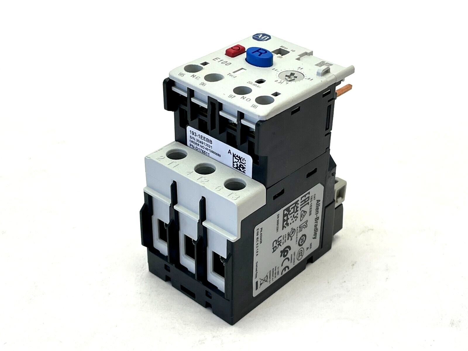 Allen Bradley 193-1EEBB Ser. A Overload Relay | eBay