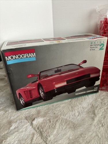 MONOGRAM FERRARI TESTAROSSA XL 1/24 model kit vintage 1991 | eBay