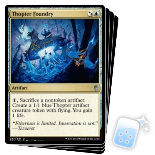 THOPTER FOUNDRY X4 Commander 2016 Magic MTG MINT CARD | eBay