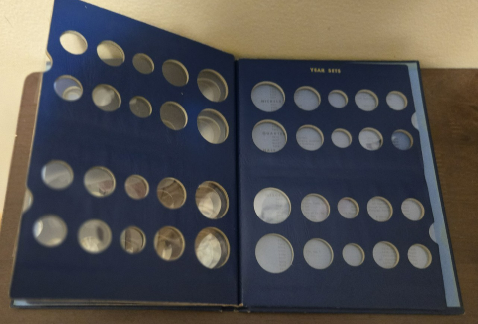 Whitman Year Sets - Vintage Coin Album #9432 - Holds 8 sets of 5 Coins ...