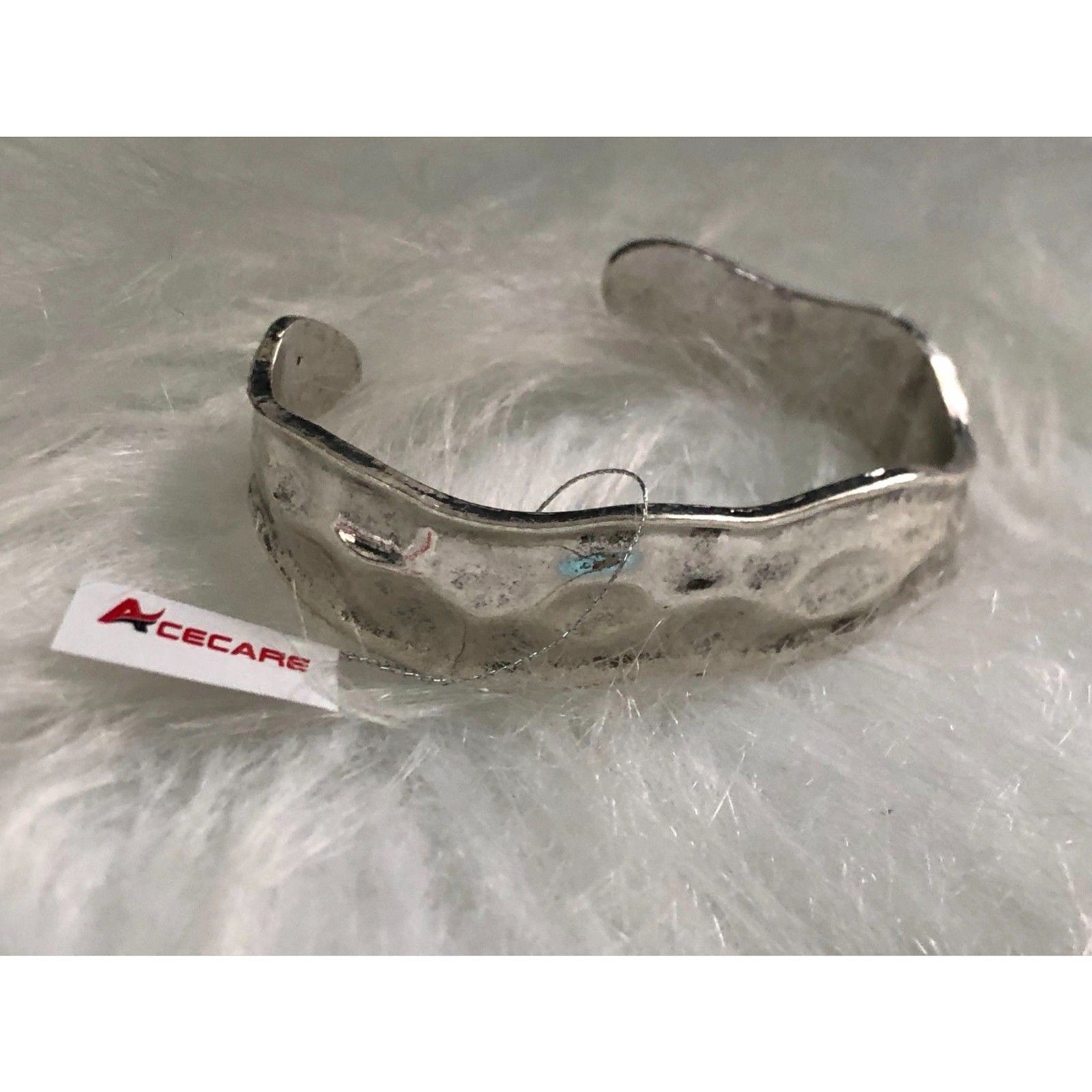 Sterling Silver Handmade Hammered Cuff Spoon Bracelet 【sold as it is ...