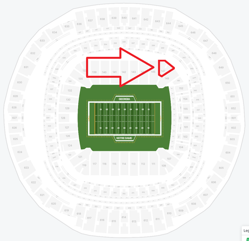 Lower Level Corner Tickets - Sugar Bowl - College Football Playoff ...