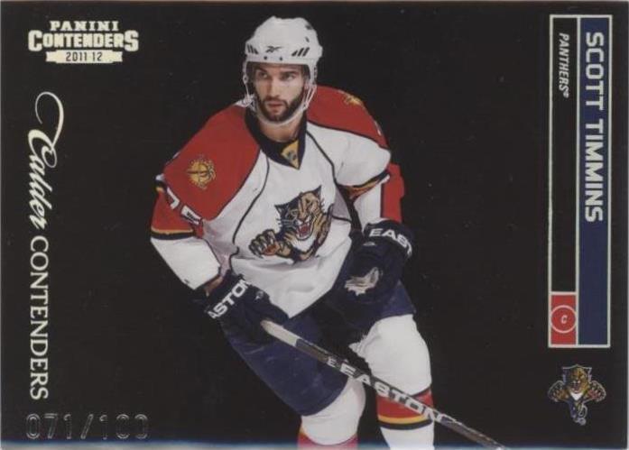 2011-12 Panini Playoff Contenders - Calder Contenders Scott Timmins ...