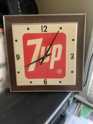 7Up Vintage Clock | eBay